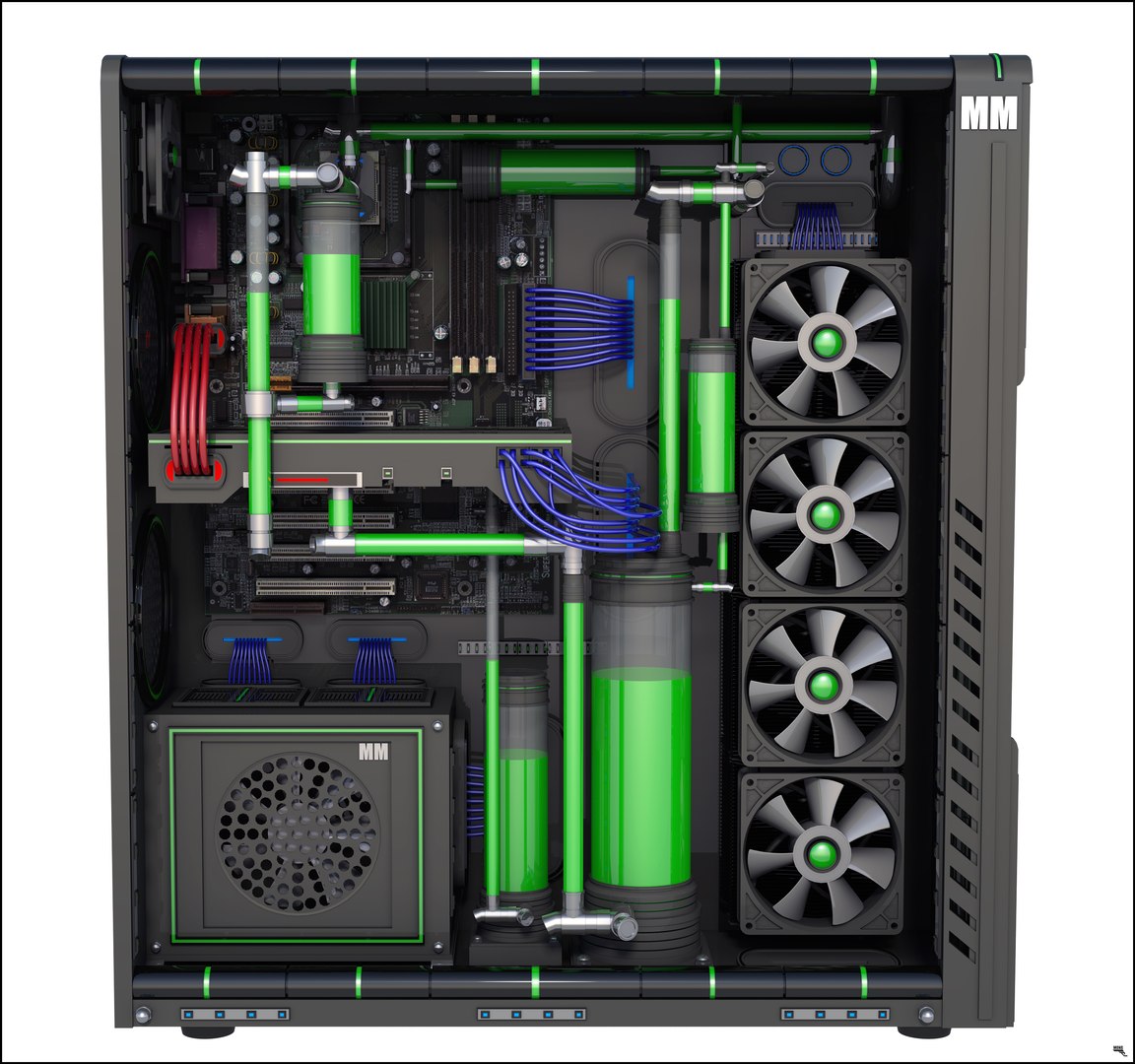 Computer Pc Model - TurboSquid 1255575