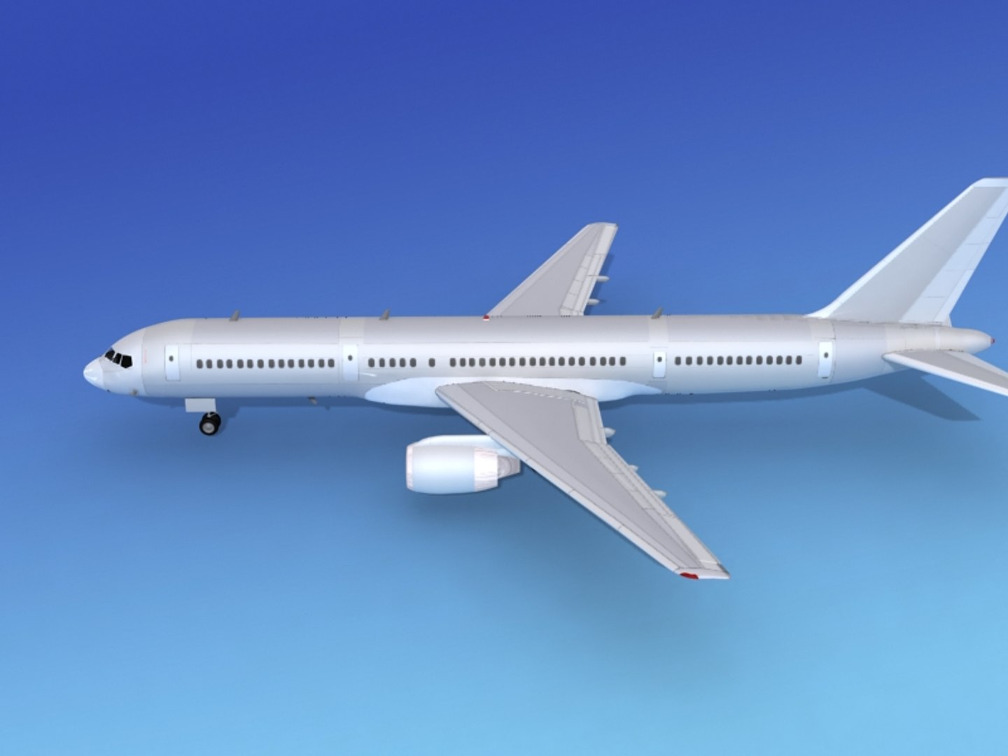 3d Airline Boeing 757 757-200