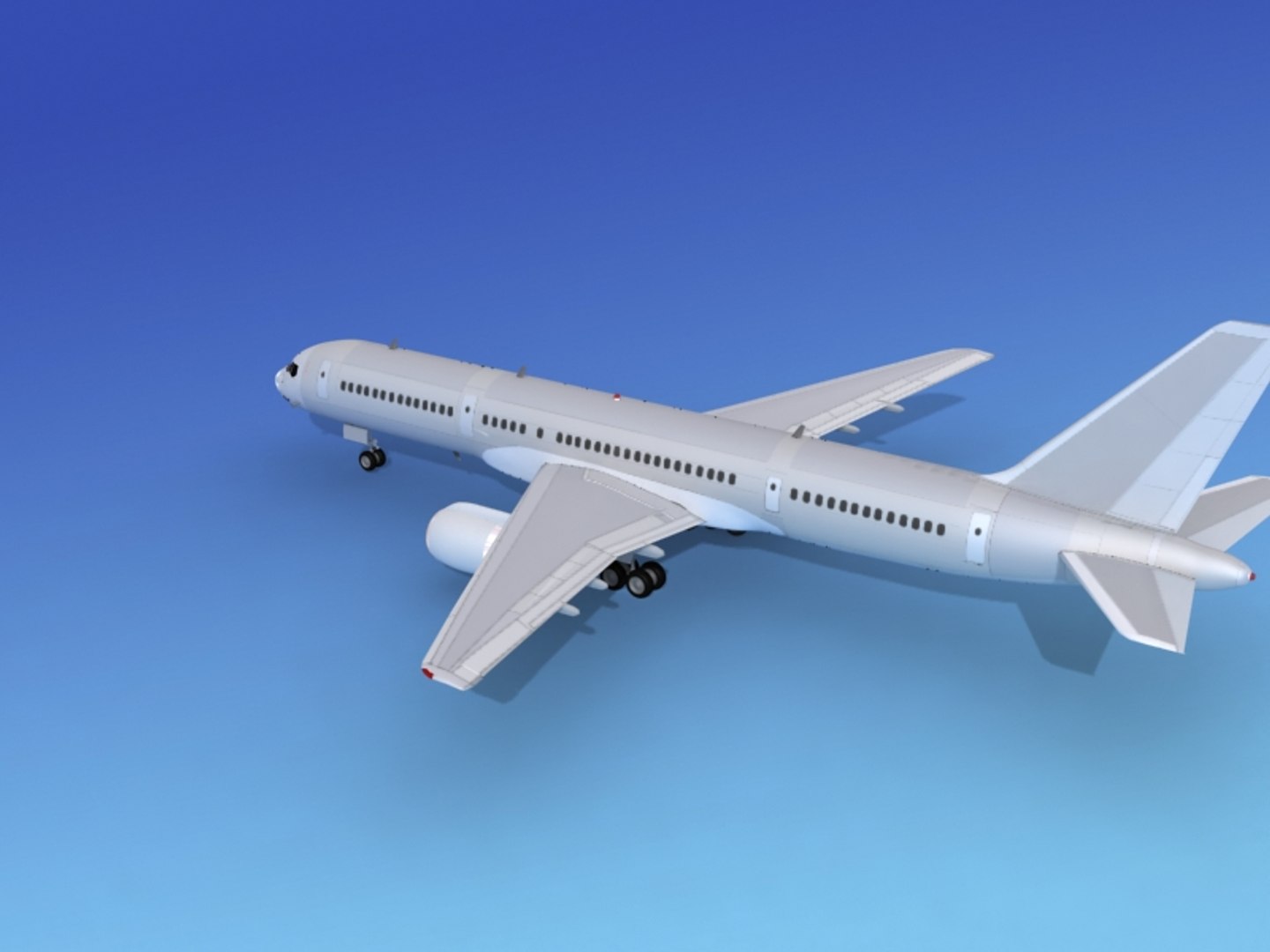 3d Airline Boeing 757 757-200