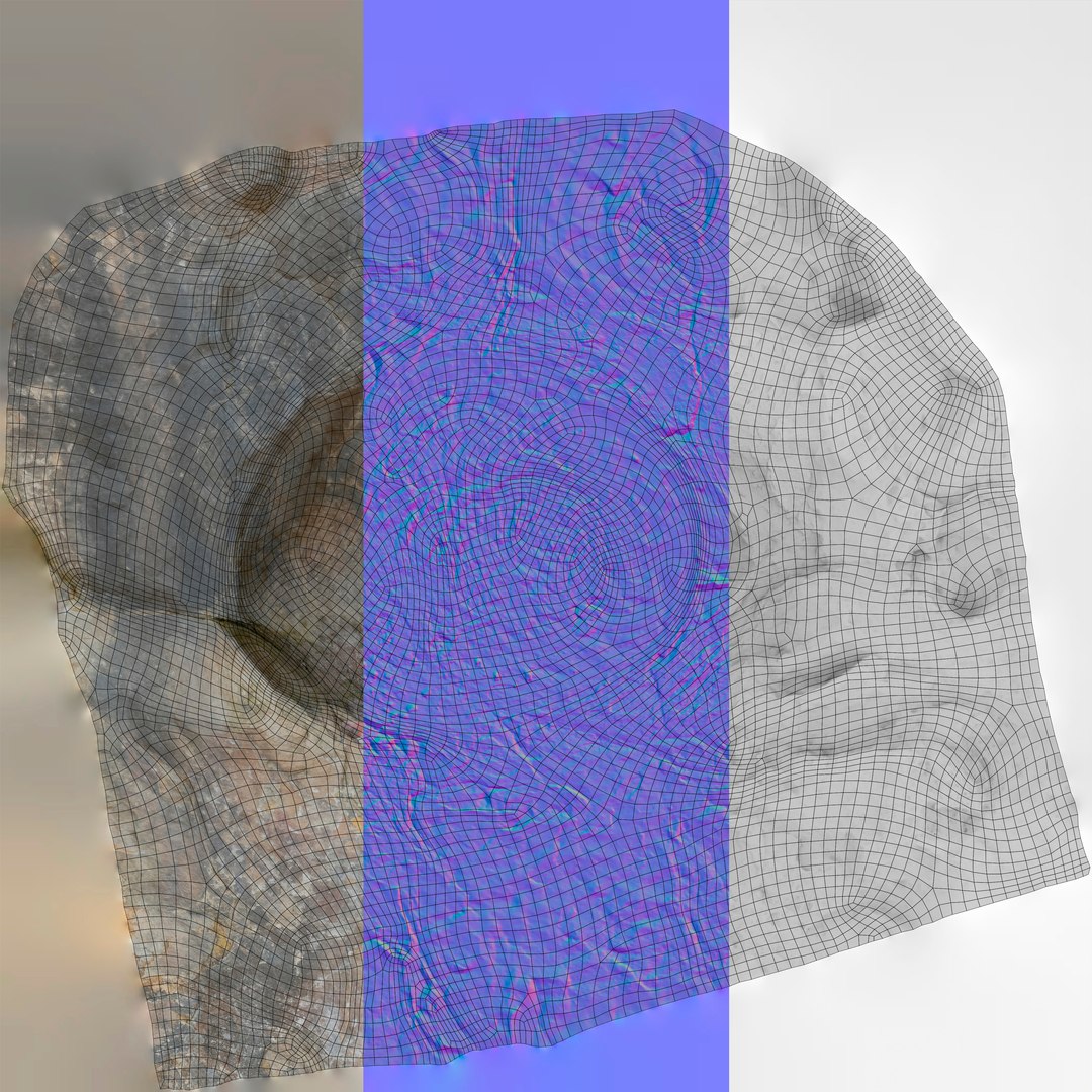 3D Rock Wall Scan 16K - TurboSquid 1911924