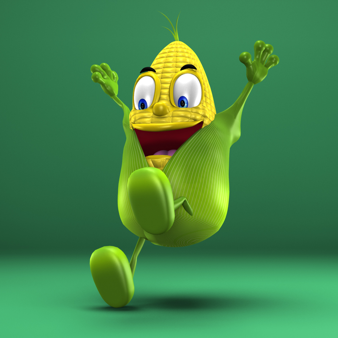 3d max cartoon maize