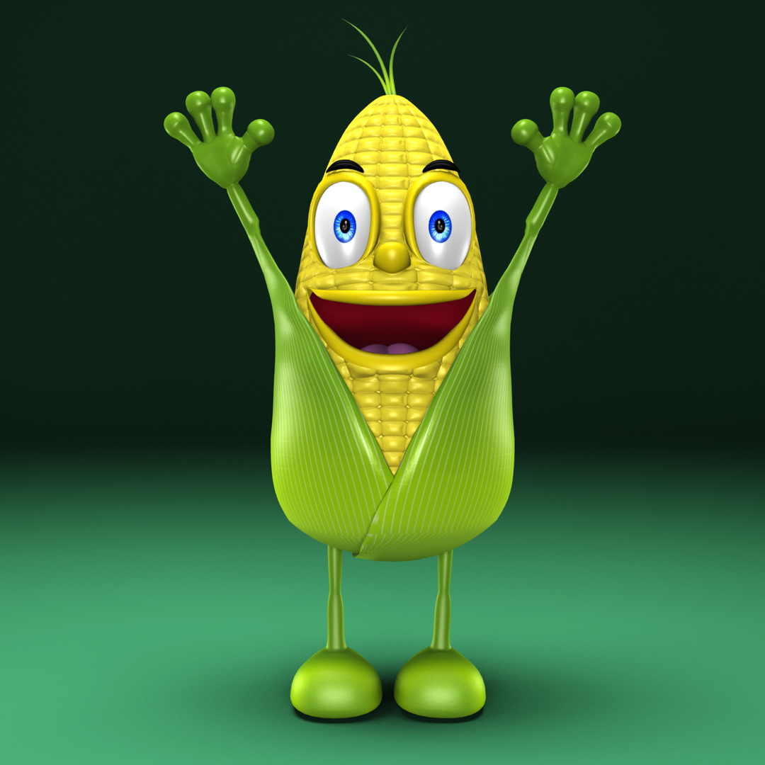 3d max cartoon maize