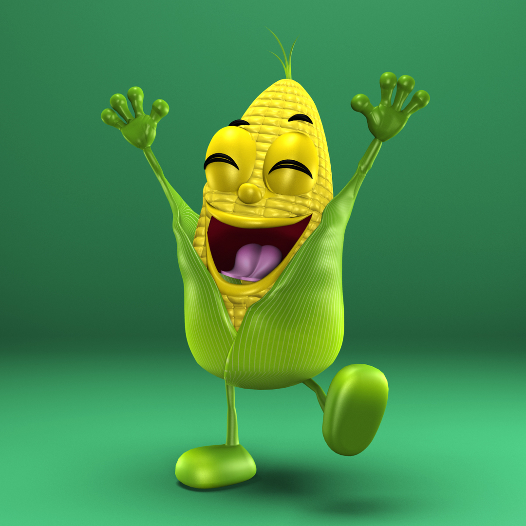 3d max cartoon maize