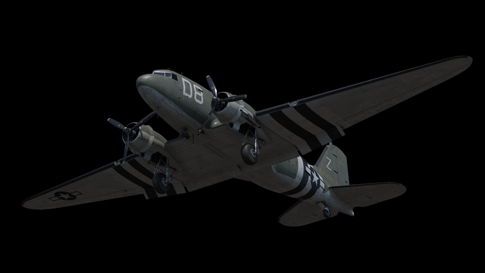 3d Model Douglas C-47 Skytrain World S