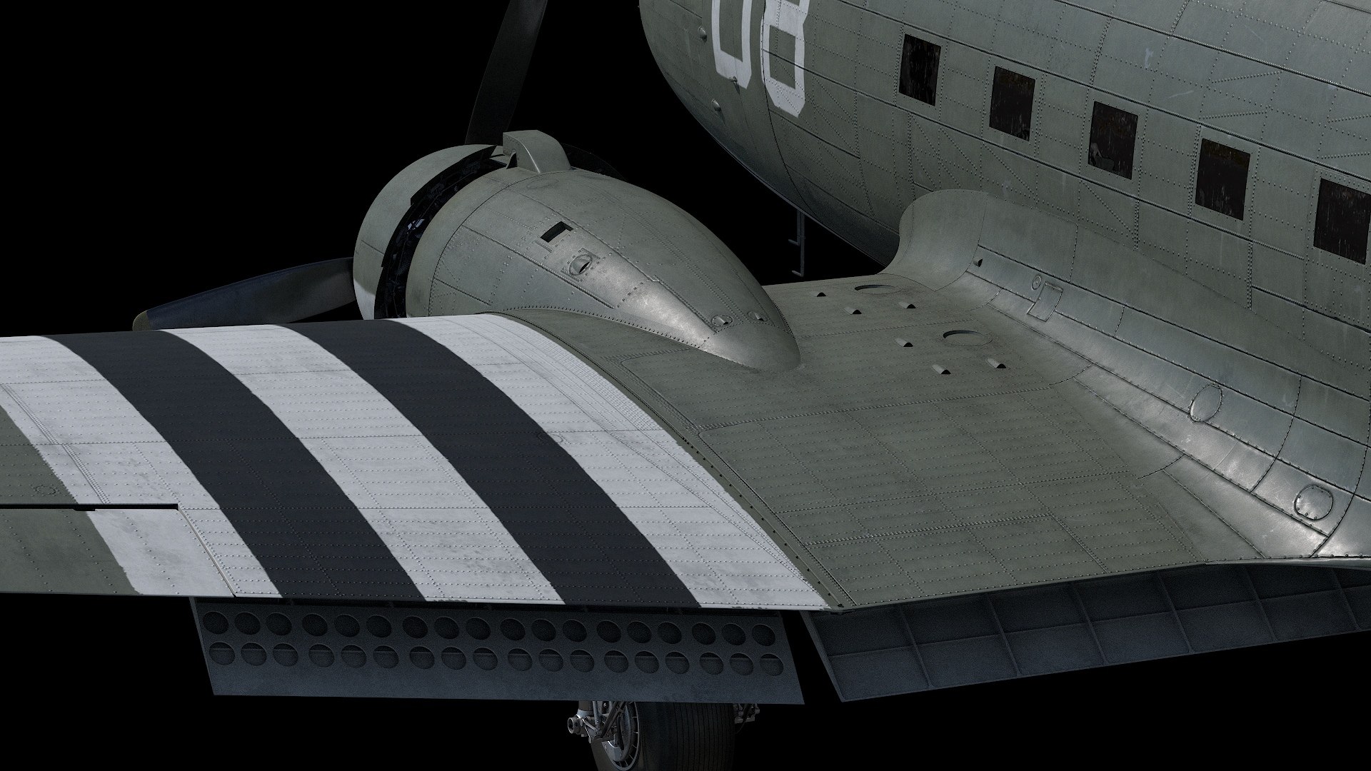 3d Model Douglas C-47 Skytrain World S