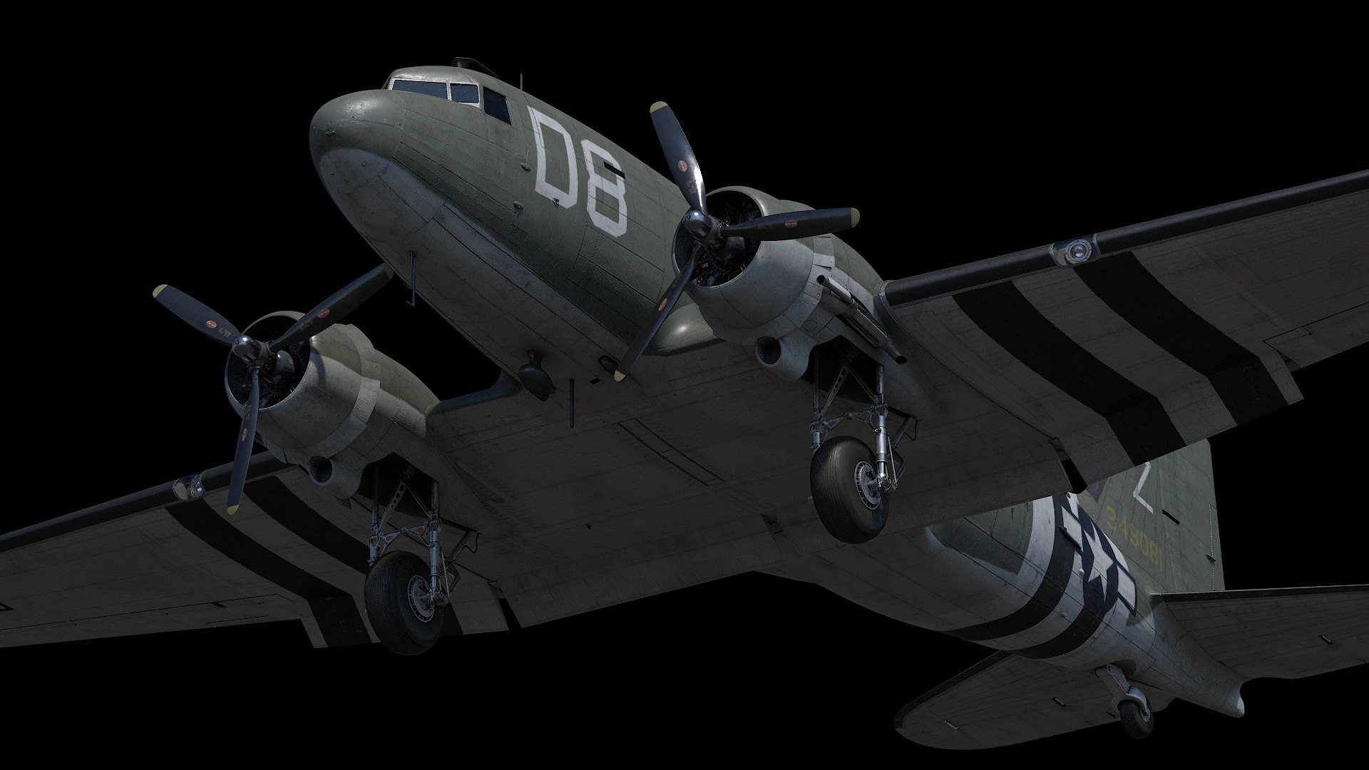 3d Model Douglas C-47 Skytrain World S