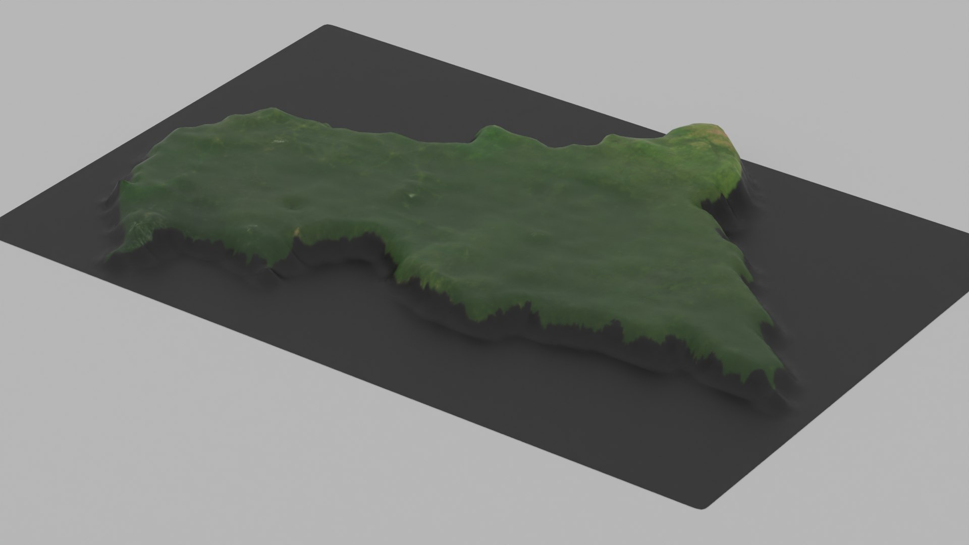 3D Central Africa Republic Map Country - TurboSquid 2075773