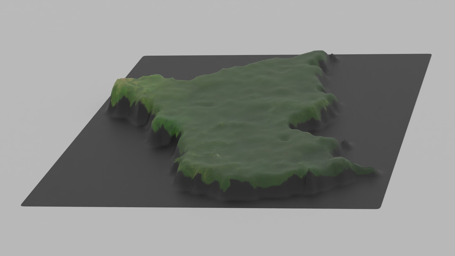 3D Central Africa Republic Map Country - TurboSquid 2075773