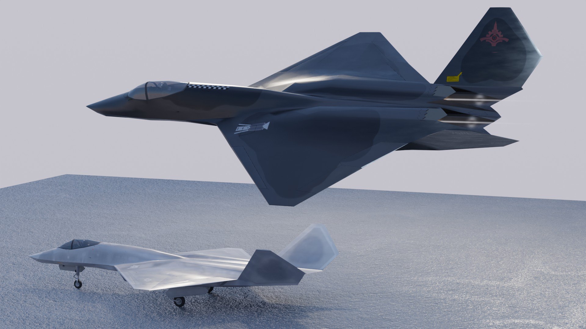 Northrop YF-23 Black Widow 3D - TurboSquid 1983562