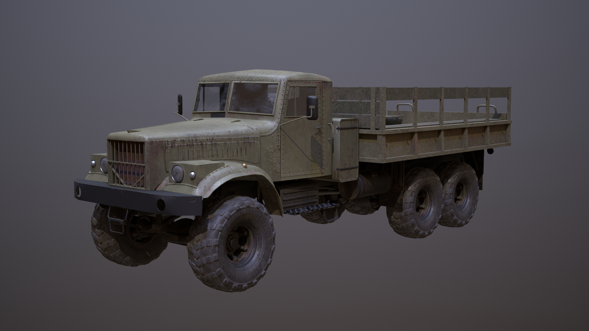 3D KrAZ-255 model - TurboSquid 1744976