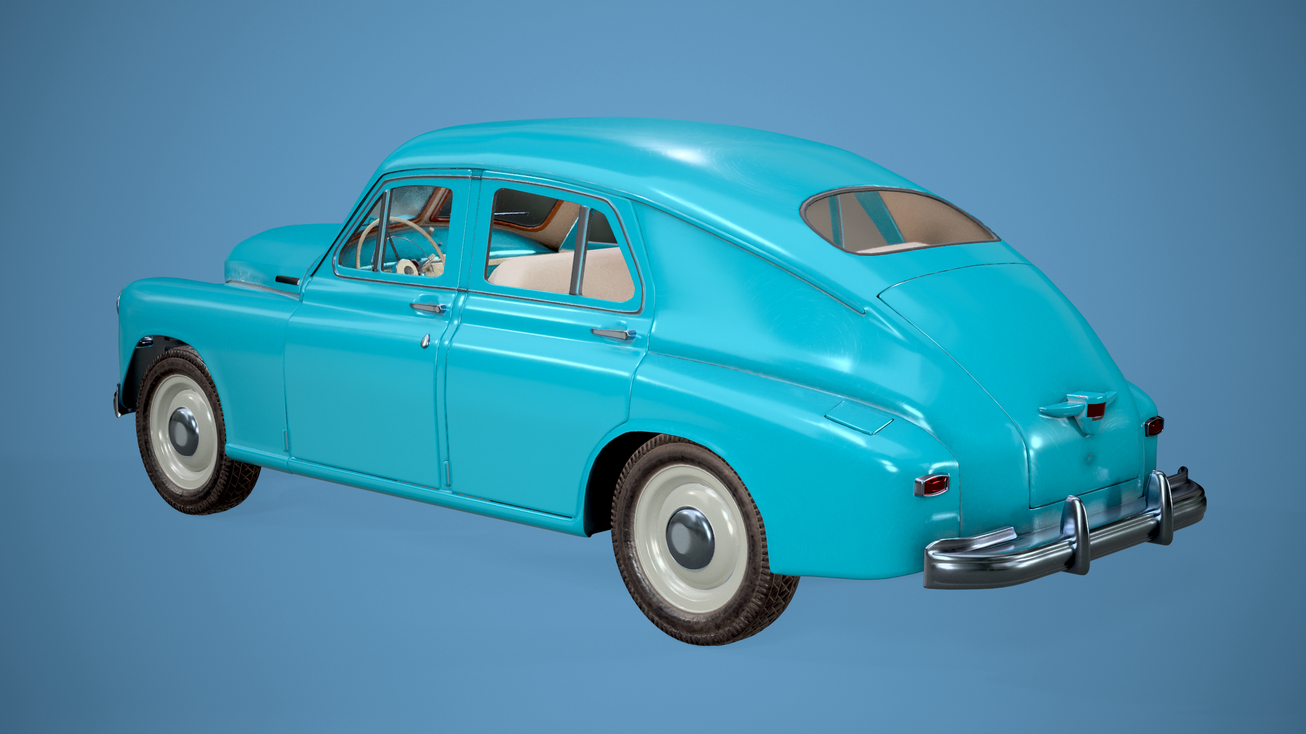 GAZ-M20 Pobeda 3D model - TurboSquid 1805266