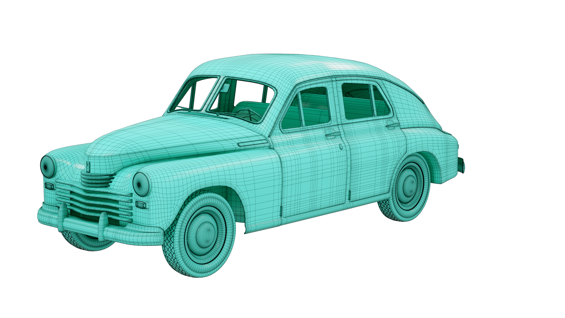 GAZ-M20 Pobeda 3D Model - TurboSquid 1805266