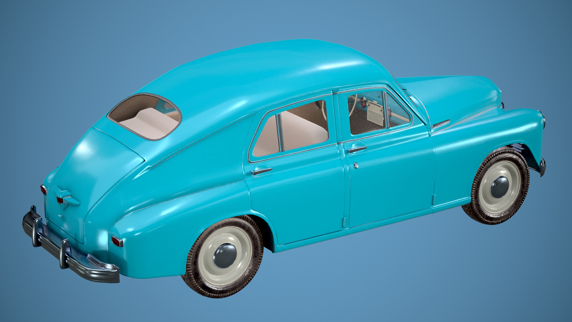 GAZ-M20 Pobeda 3D model - TurboSquid 1805266