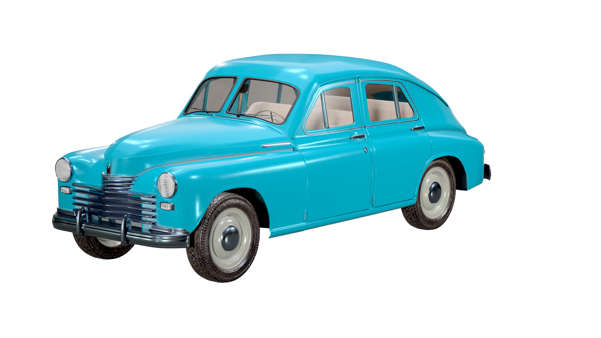 GAZ-M20 Pobeda 3D Model - TurboSquid 1805266