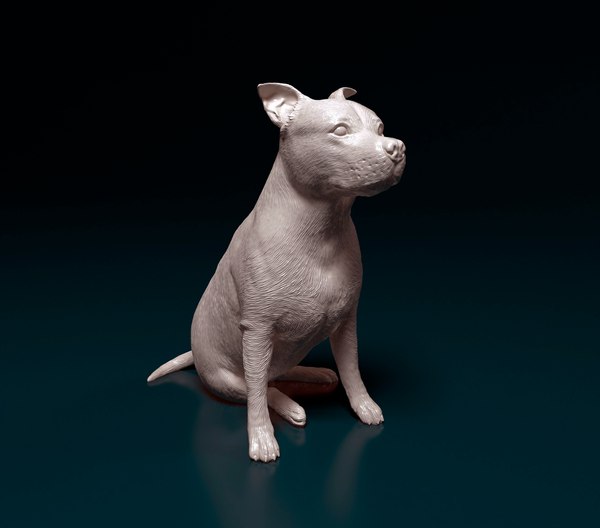 Staffordshire Bull Terrier STL Models for Download | TurboSquid