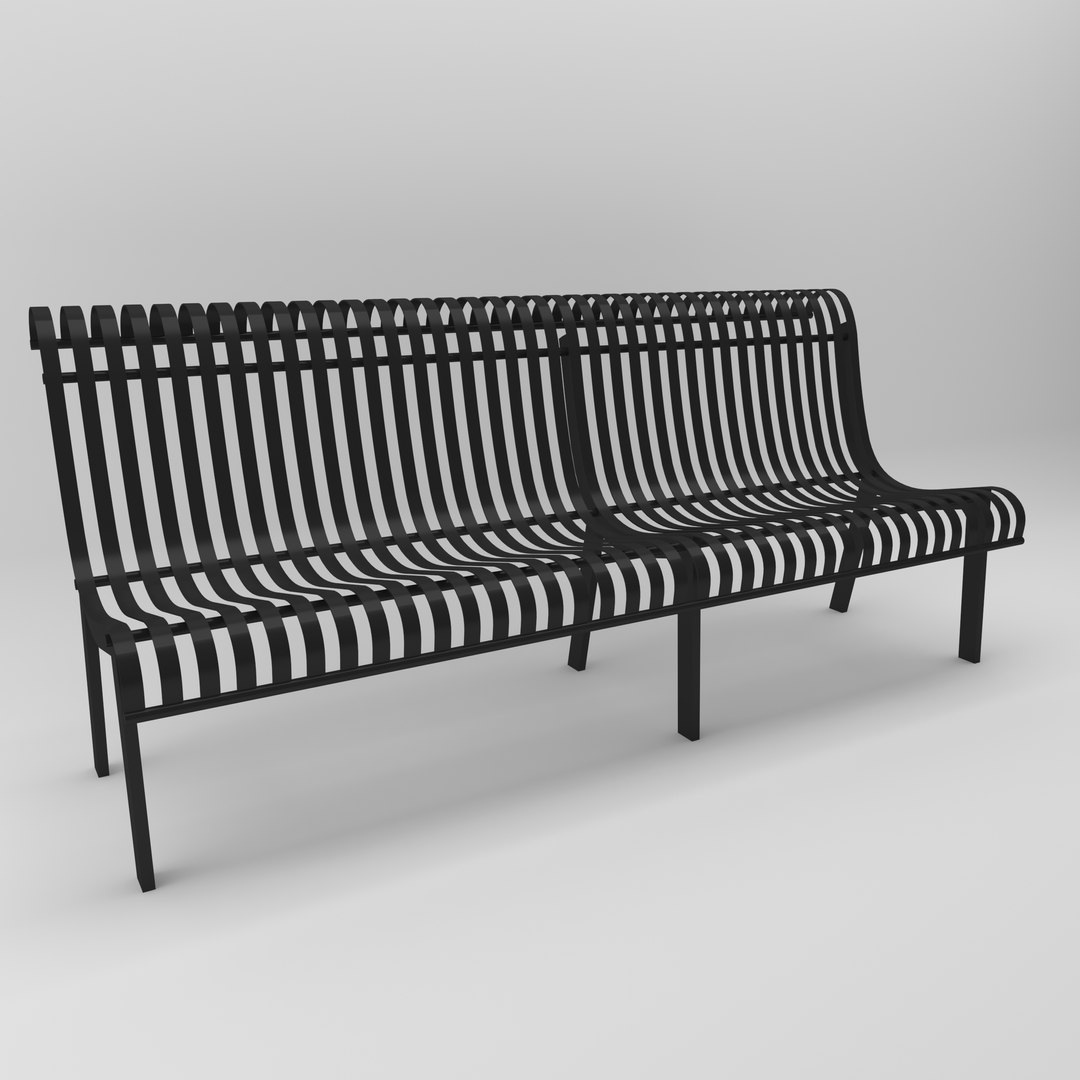 3D Model Bench Park 2 - TurboSquid 1853293