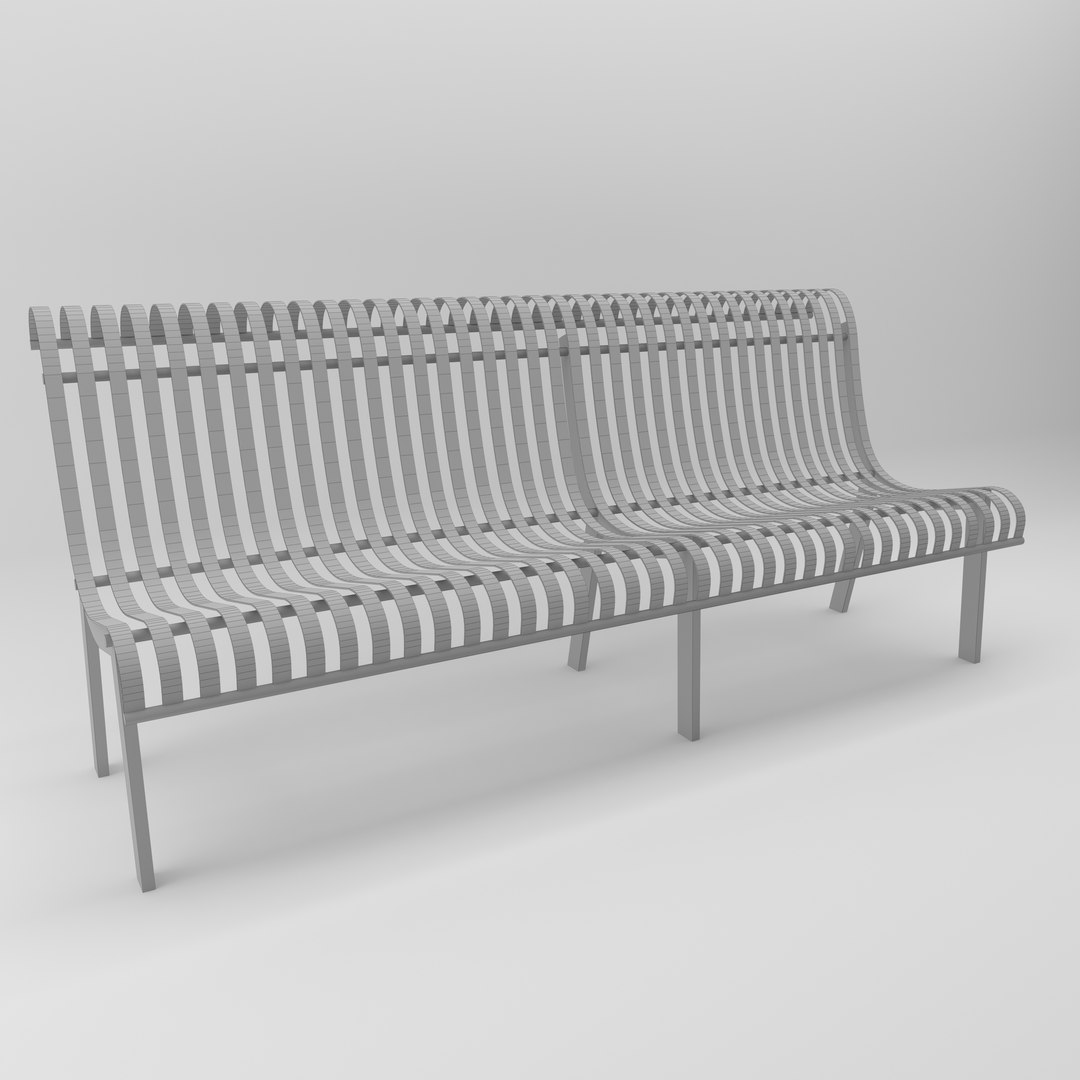 3D Model Bench Park 2 - TurboSquid 1853293