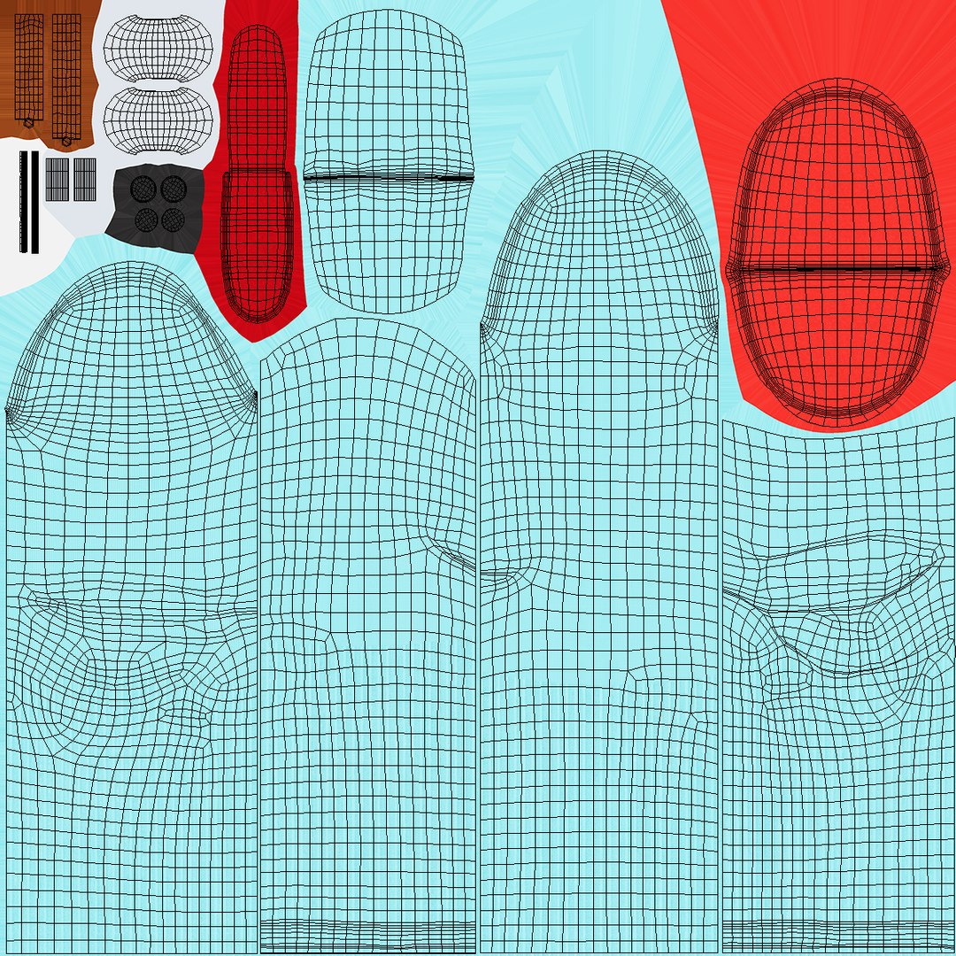 3D Character Hand Puppet Blue Boy Surprised Pose - TurboSquid 2265719