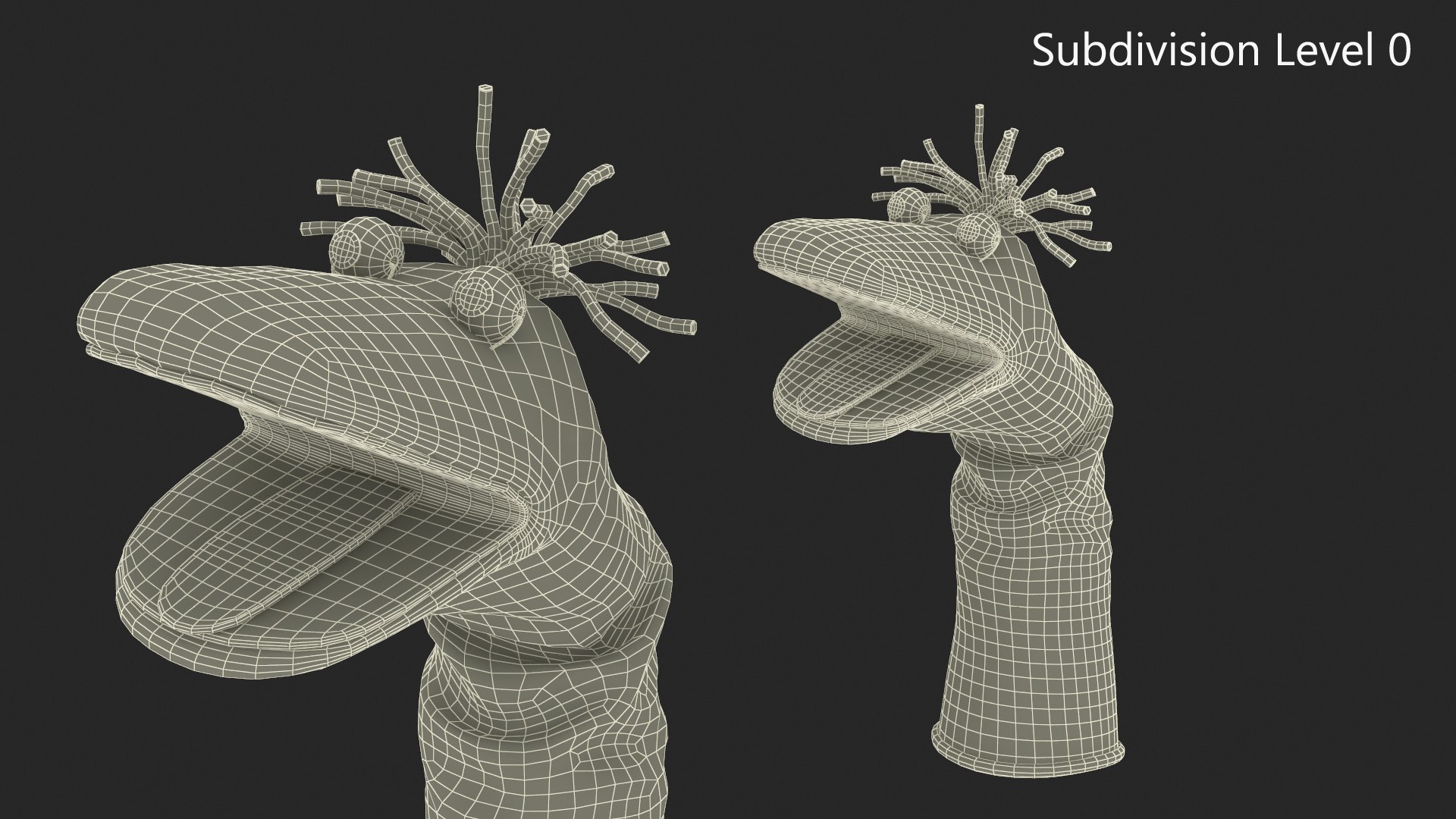 3D Character Hand Puppet Blue Boy Surprised Pose - TurboSquid 2265719