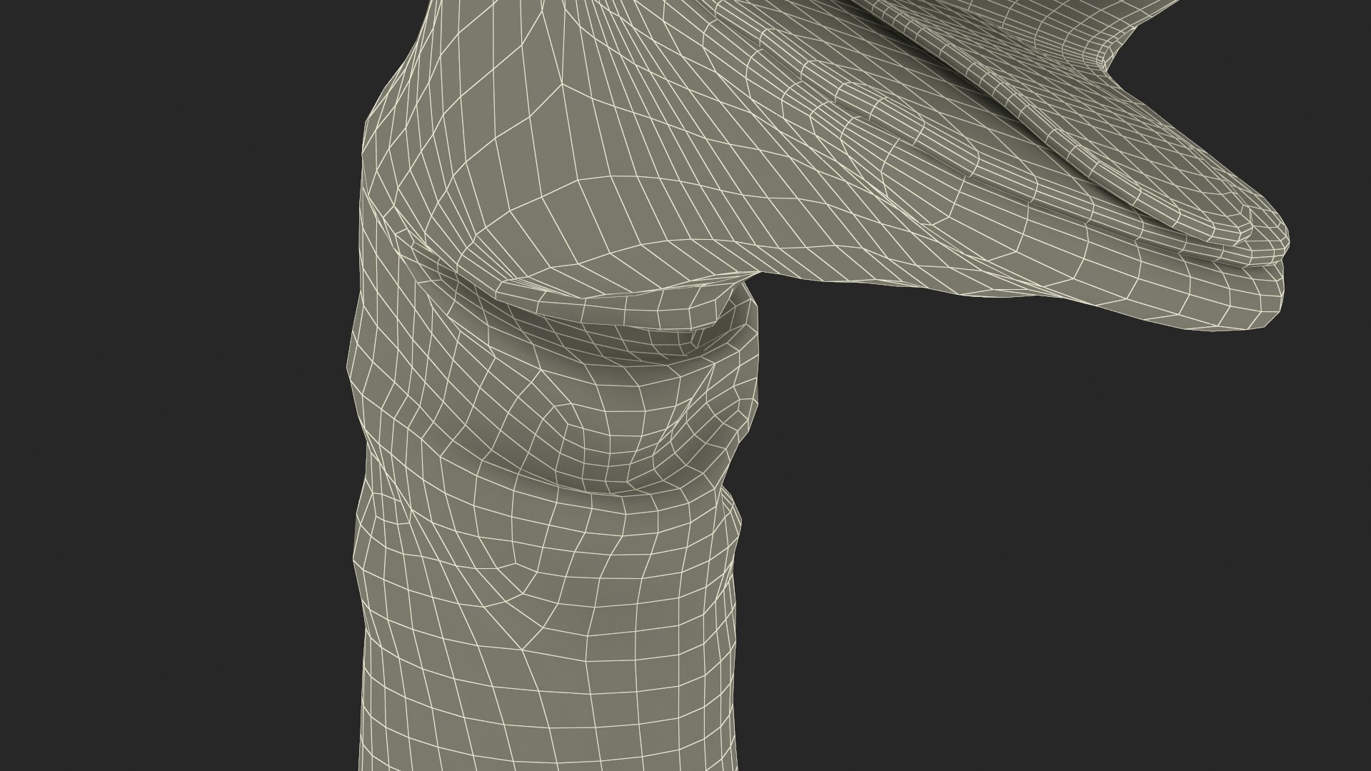 3D Character Hand Puppet Blue Boy Surprised Pose - TurboSquid 2265719