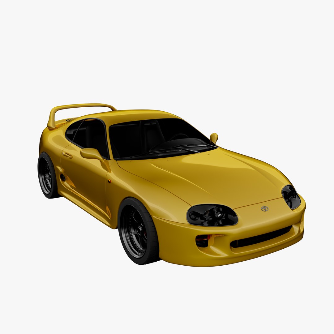 3D model Rigged Toyota Supra - TurboSquid 2032449