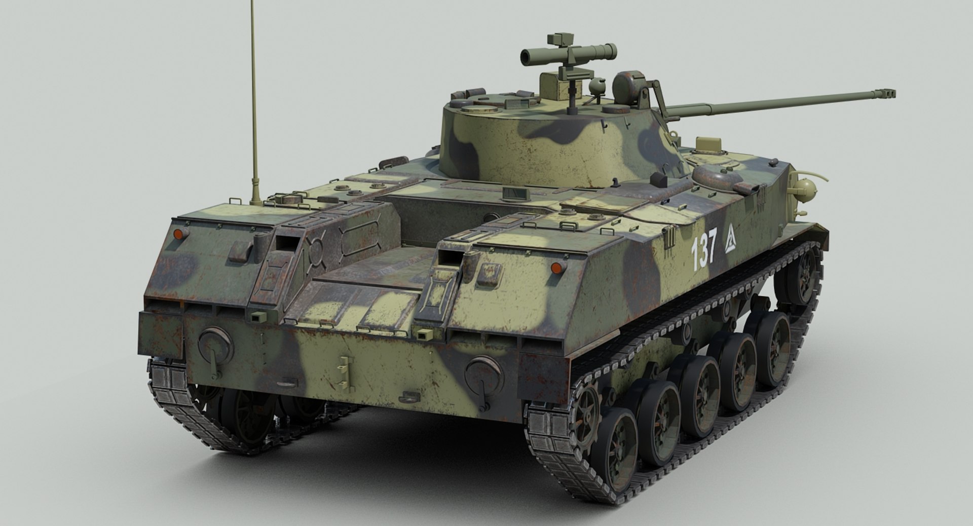 Russian Bmd 2 3d Model