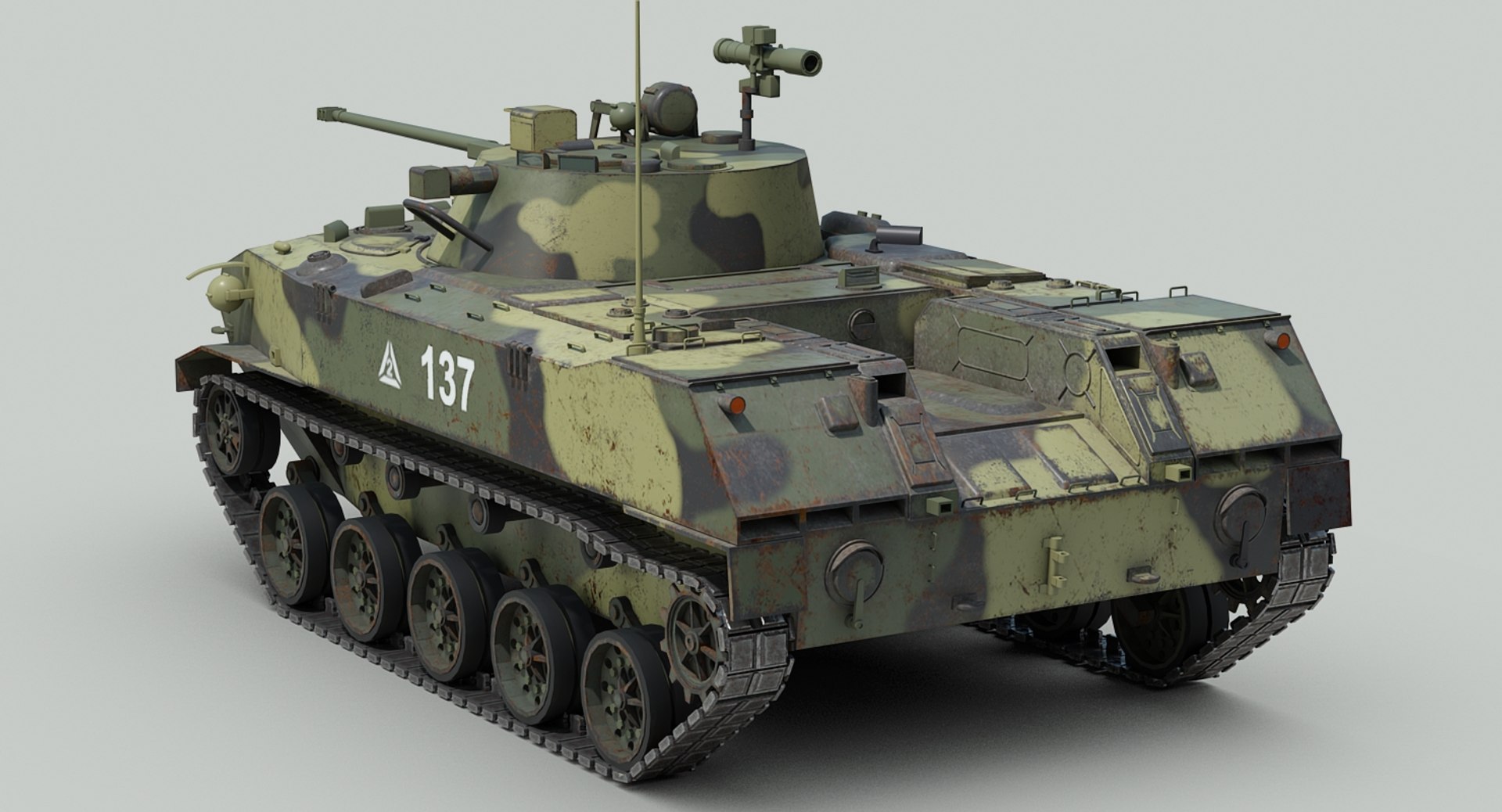 Russian Bmd 2 3d Model