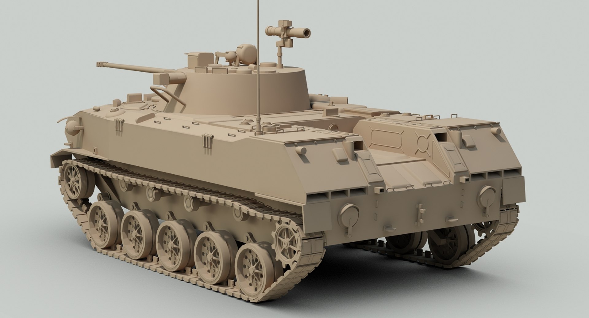 Russian Bmd 2 3d Model