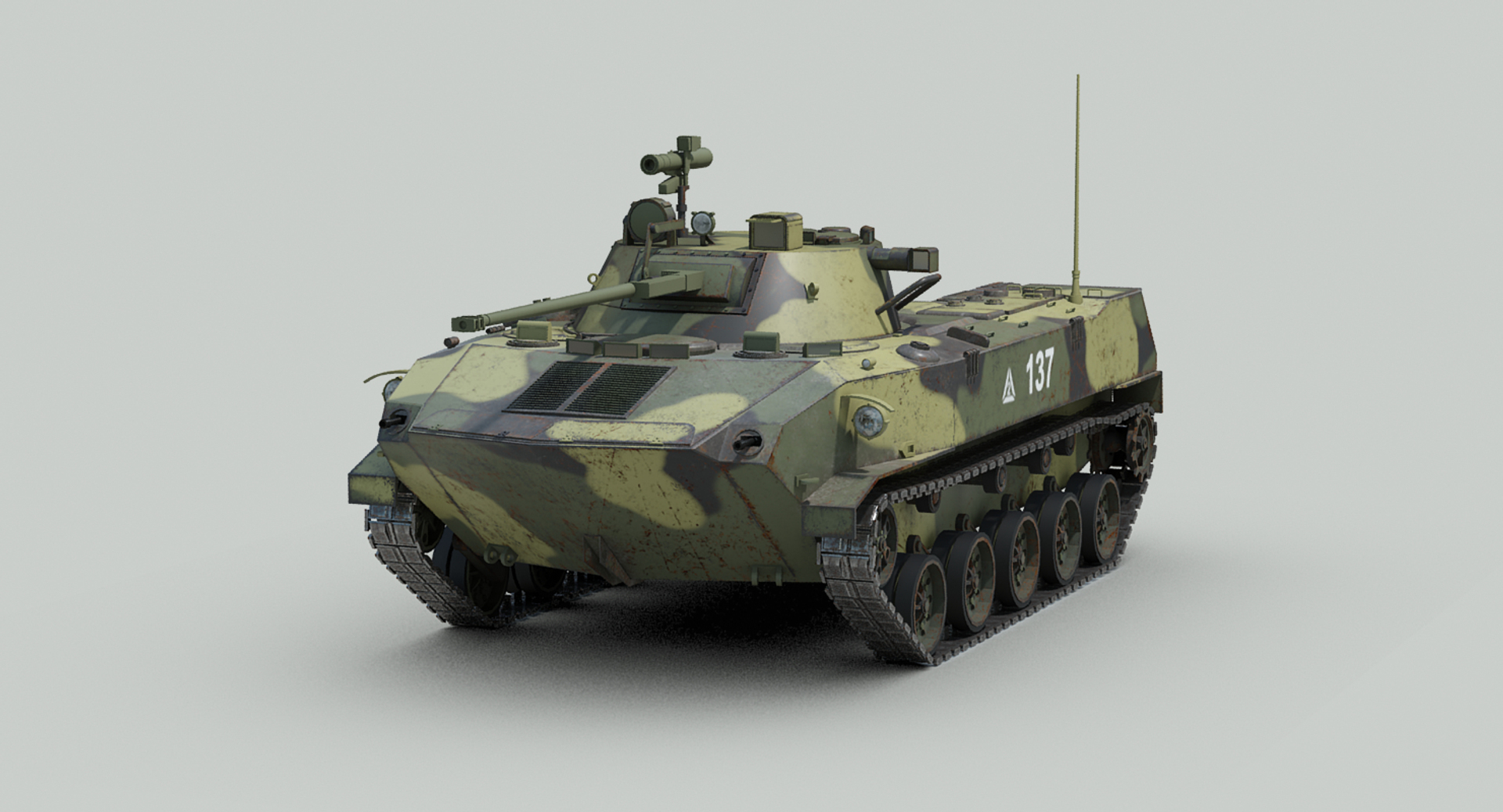 russian bmd 2 3d model