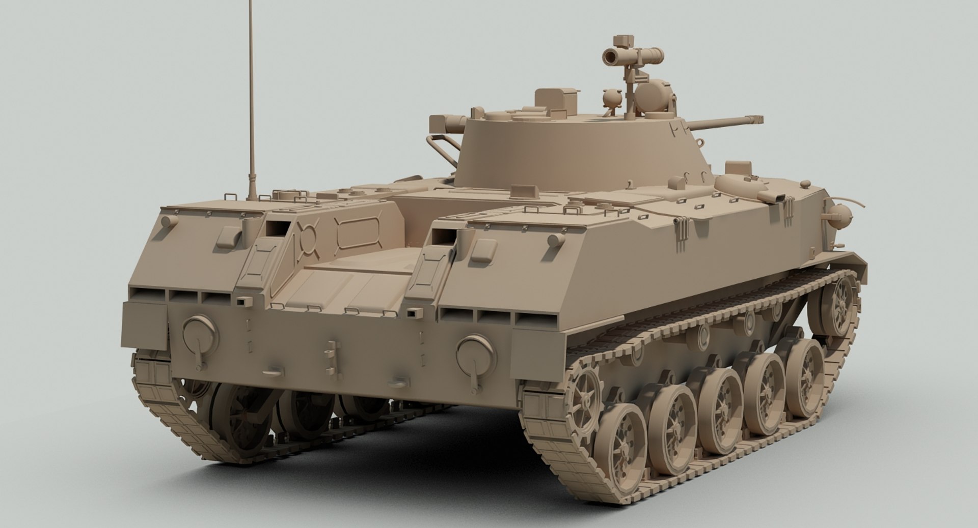 Russian Bmd 2 3d Model