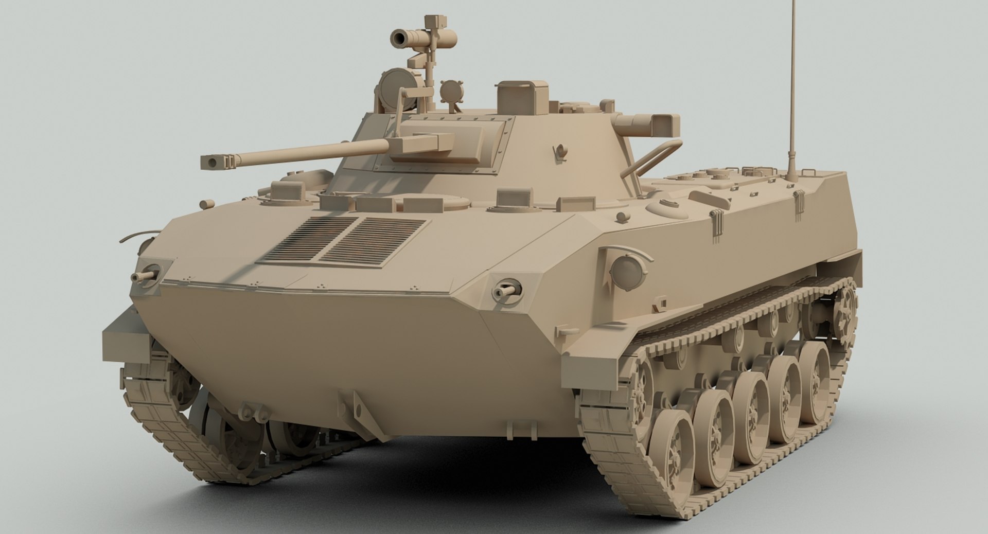 Russian Bmd 2 3d Model