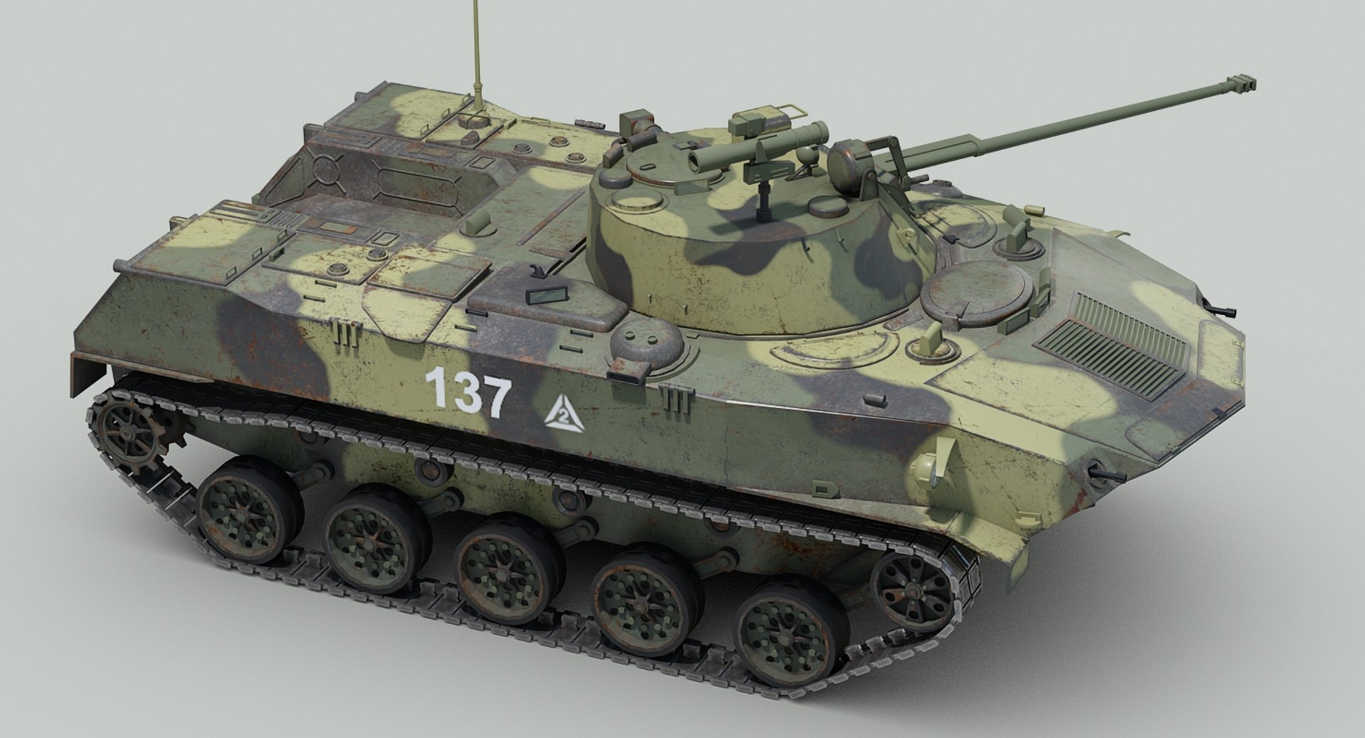Russian Bmd 2 3d Model