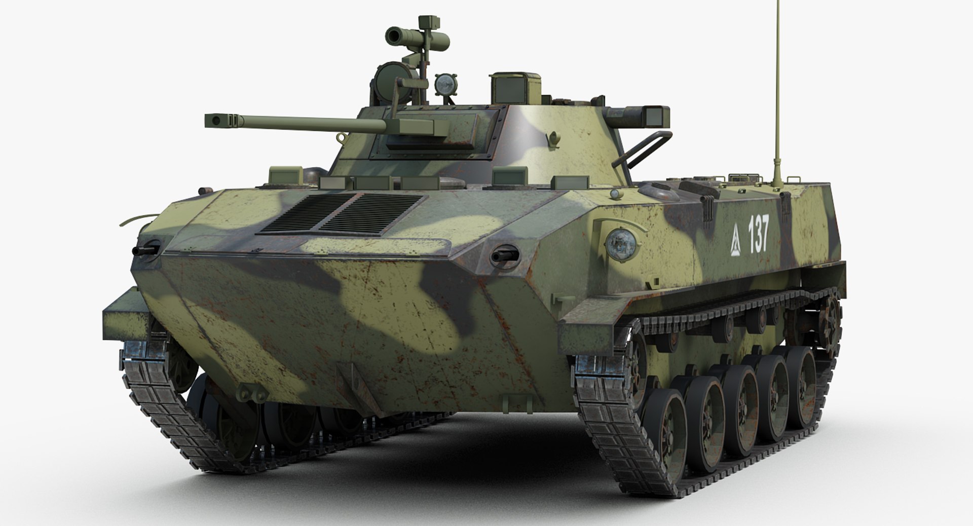 russian bmd 2 3d model