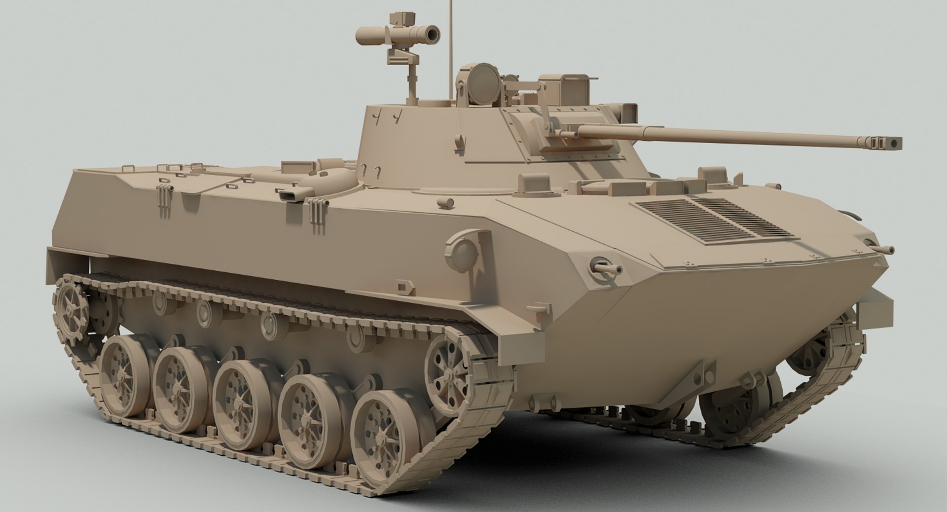 Russian Bmd 2 3d Model
