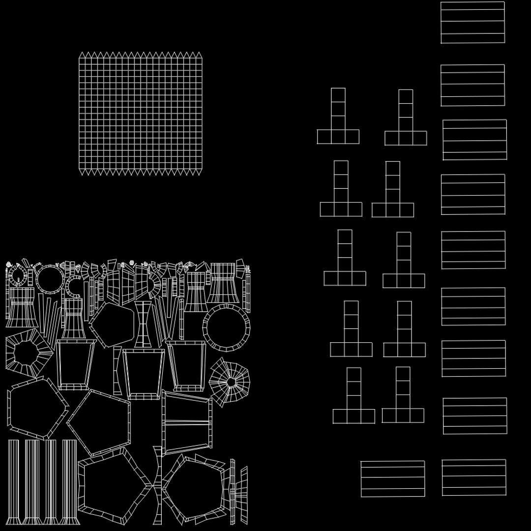 3d model of lantern pack