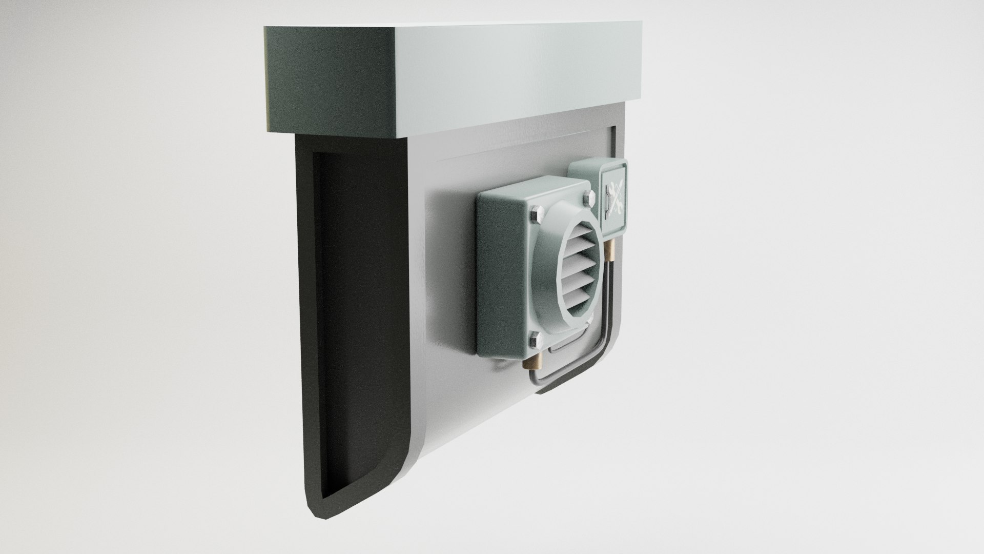 3D Air Conditioning Game Ready - Low Poly Model Low-poly 3D Model ...