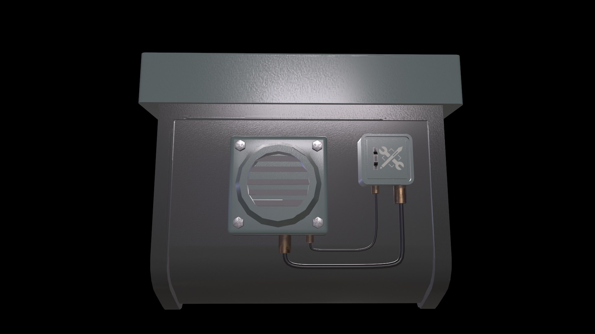 3D Air Conditioning Game Ready - Low Poly Model Low-poly 3D Model ...