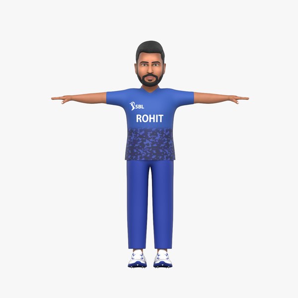 modelo 3d Rohit Sharma - TurboSquid 2089368