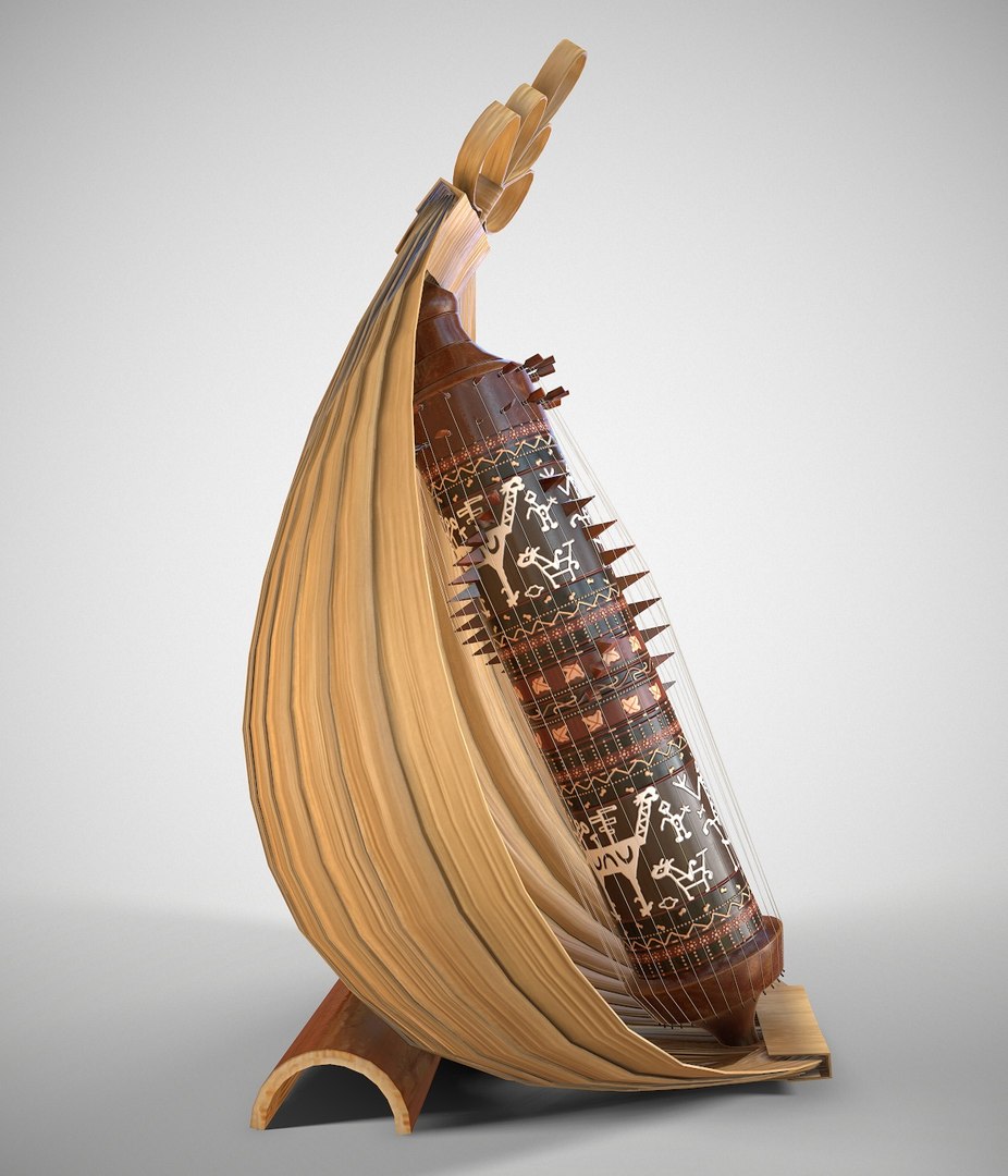 3D Sasando Music Instrument - TurboSquid 1320172
