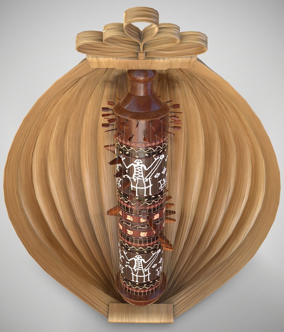 3D Sasando Music Instrument - TurboSquid 1320172