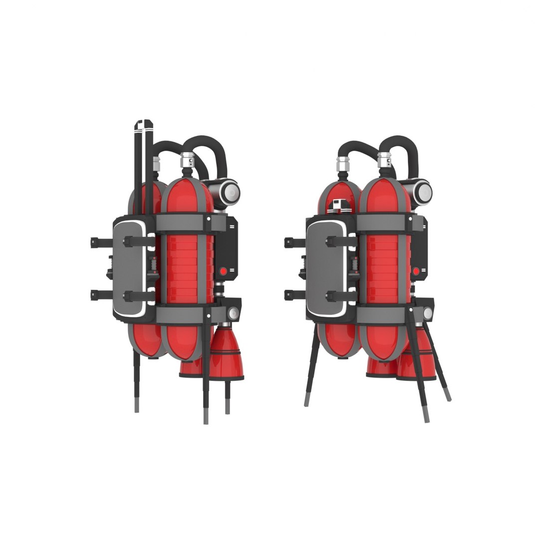 Jet Jetpack Pack 3D Model - TurboSquid 1468114