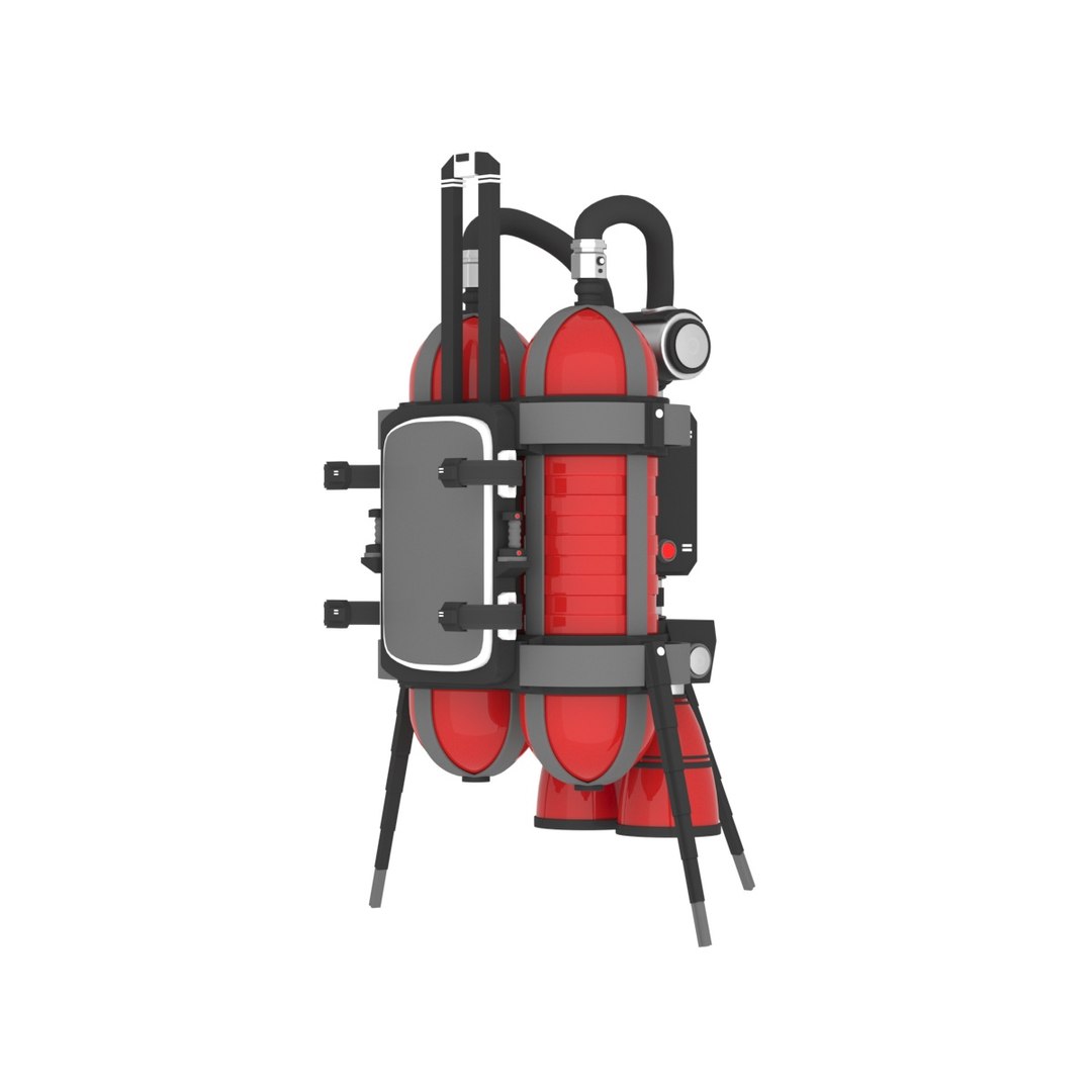 Jet Jetpack Pack 3D Model - TurboSquid 1468114