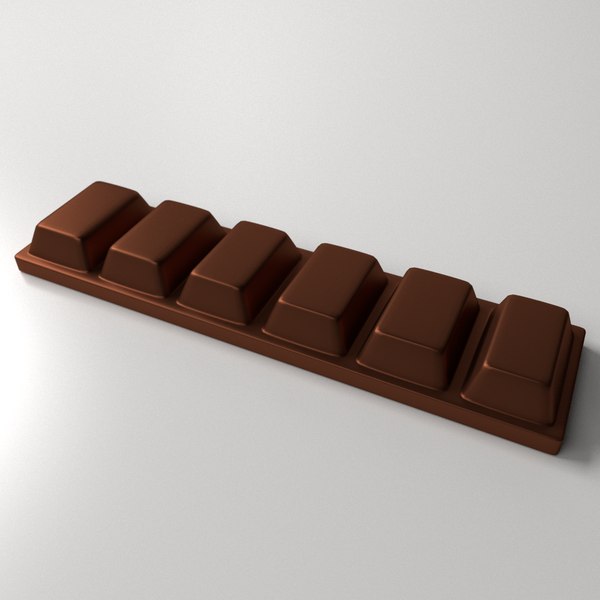 3ds max chocolate bar