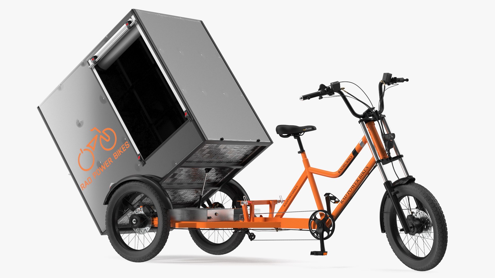 3D Rad Power Bike RadBurro with Cargo Box Rigged - TurboSquid 1925370