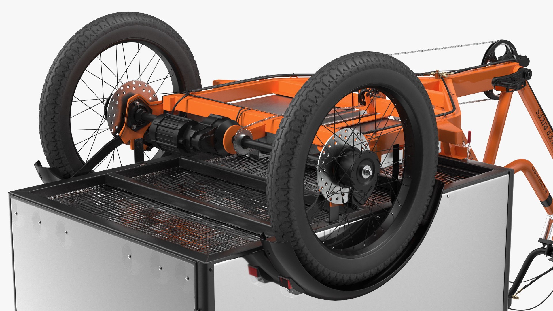 3D Rad Power Bike RadBurro with Cargo Box Rigged - TurboSquid 1925370