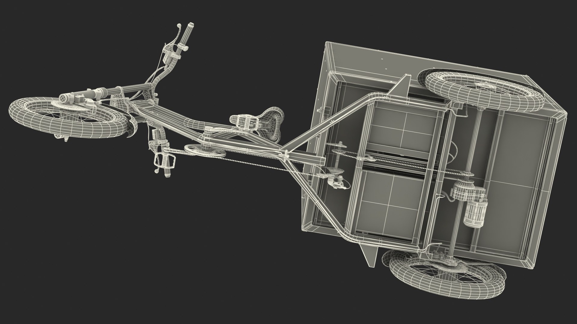 3D Rad Power Bike RadBurro With Cargo Box Rigged - TurboSquid 1925370