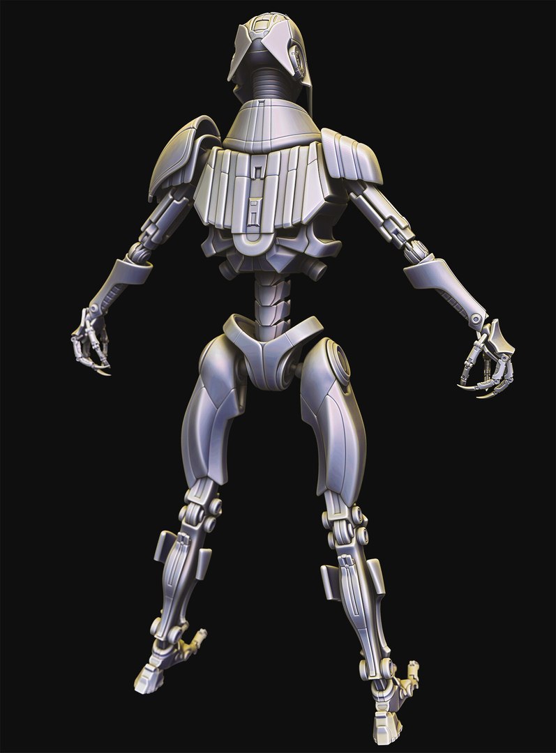 3D eg5 hunter droid model - TurboSquid 1534557