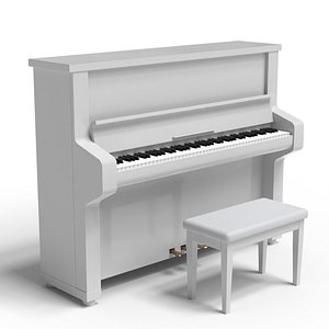 3D Model Simple Black Piano - TurboSquid 1640451