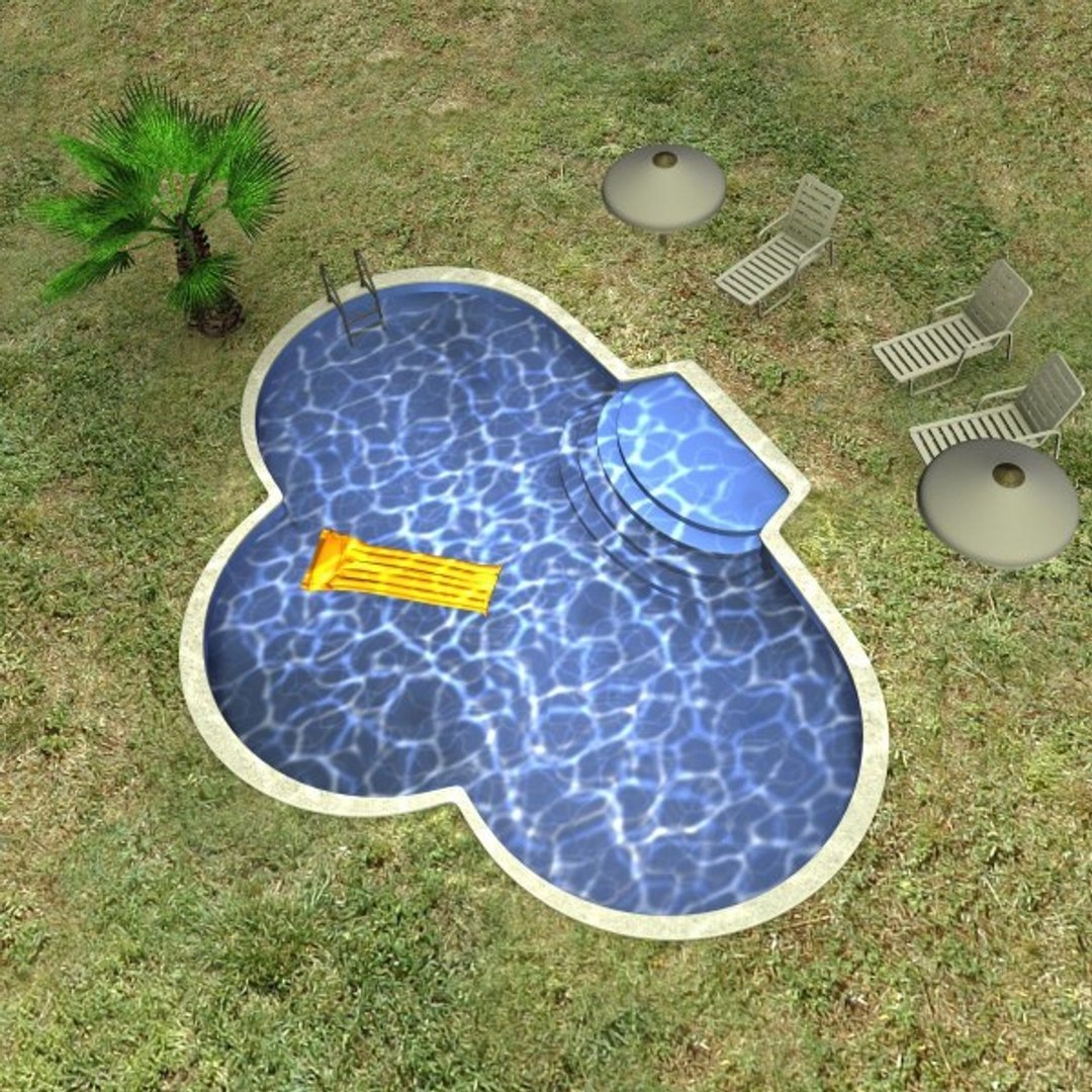 3ds Swimming Pool