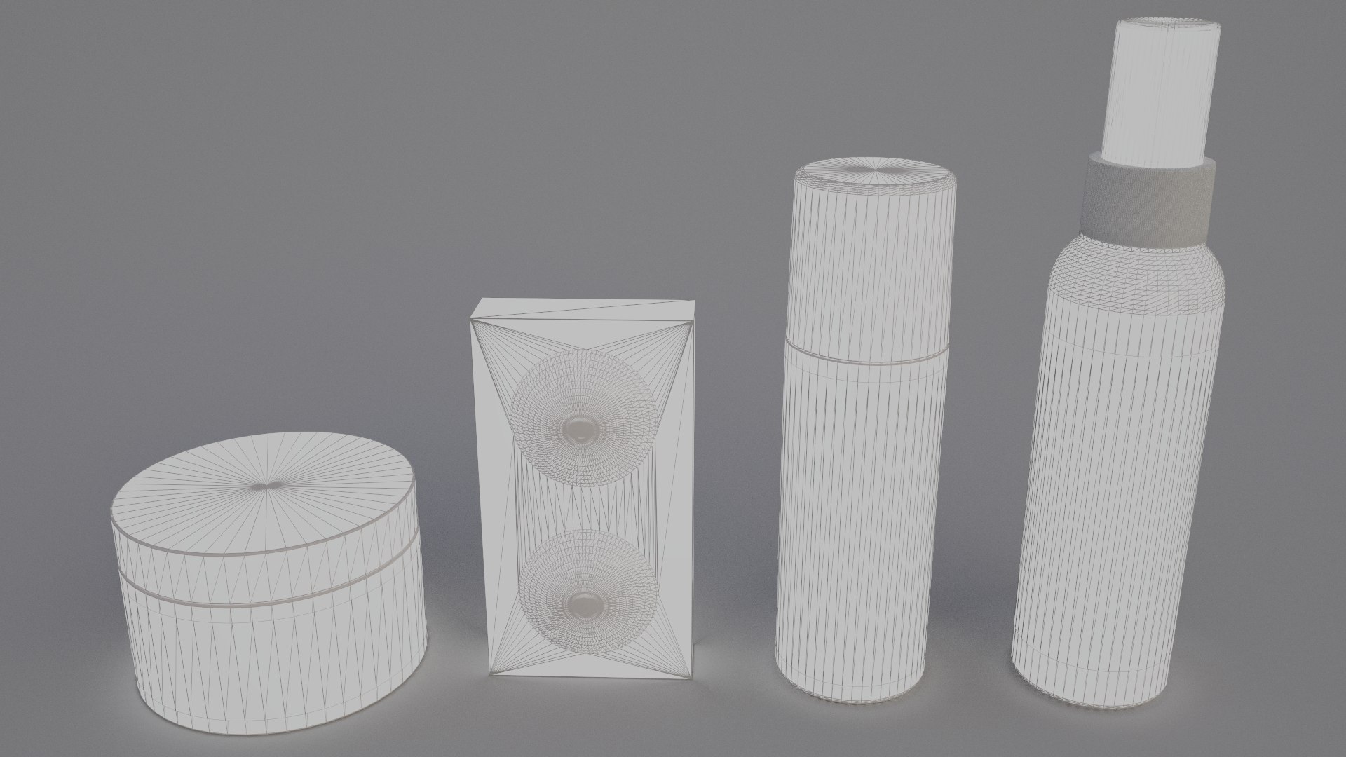 Cosmetic Bottle Set A 3D Model - TurboSquid 2038825